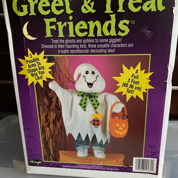 Fun World | Holiday | New Vintage Greet Treat Friends Ghost | Poshmark